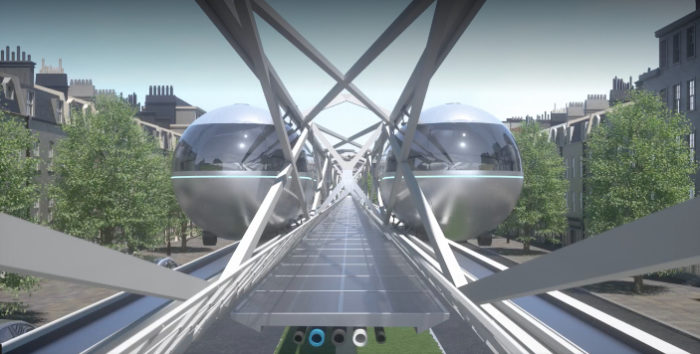 UK start-up unveils 'world first' autonomous electric pod train ...