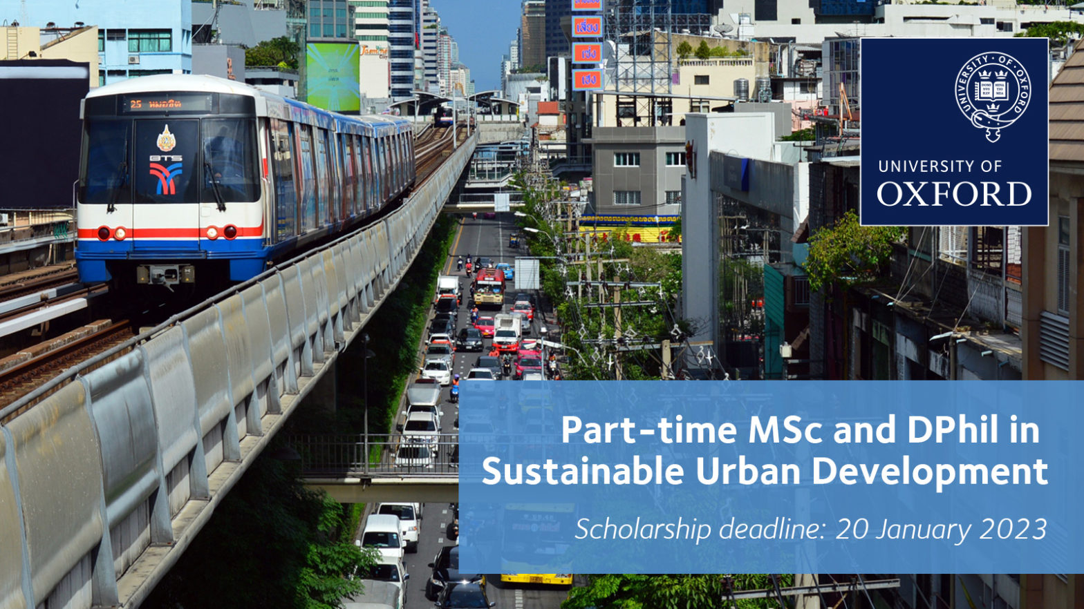 Oxford DPhil in Sustainable Urban Development - Cities Today
