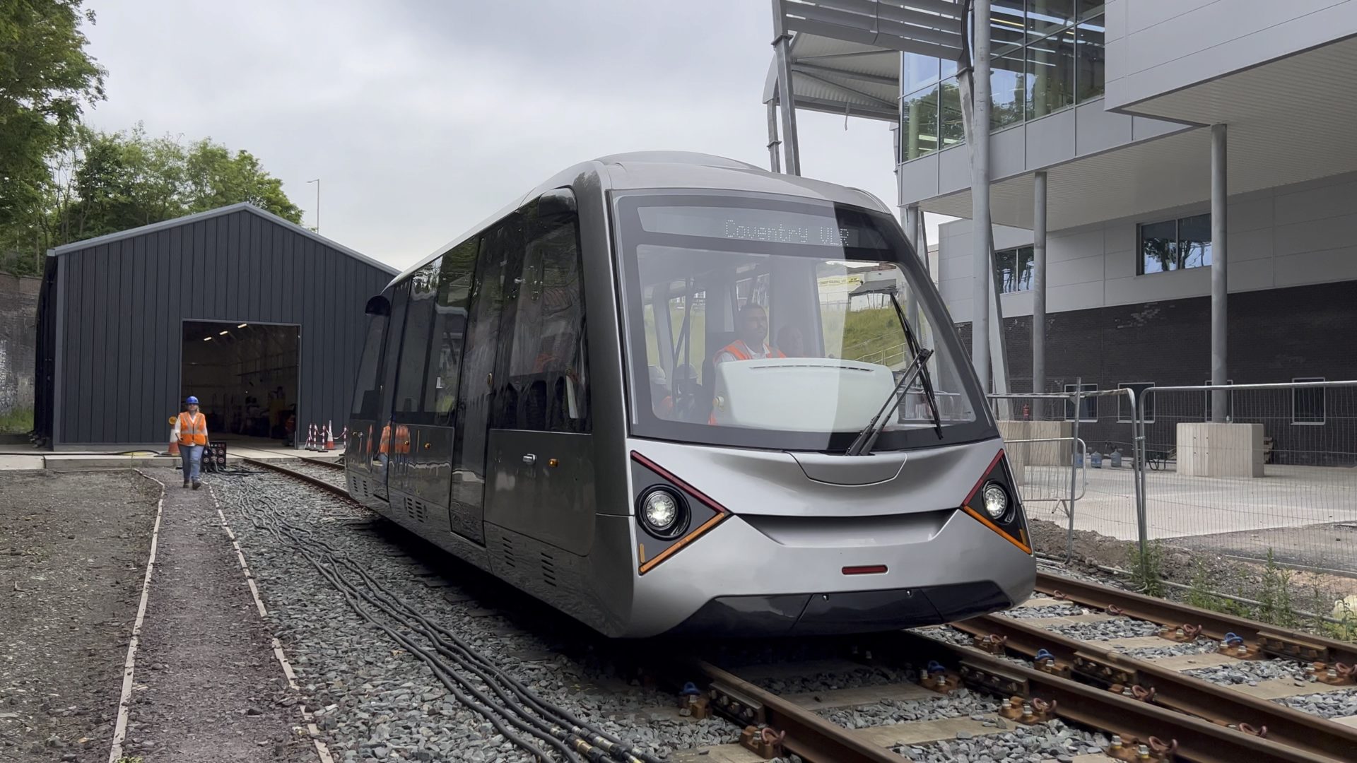 Coventry puts ultra-thin 'very light rail' track to the test - Cities Today