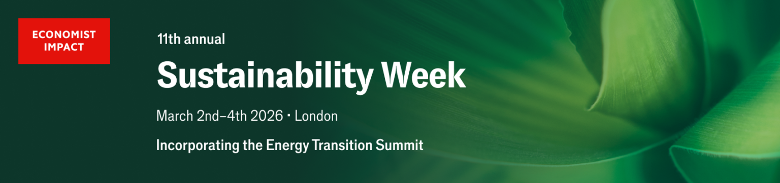 Economist Impact Sustainability Week - Cities Today
